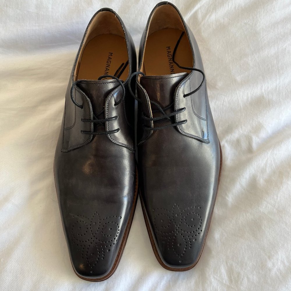 Brand New Magnanni Shoes 'Gerardo' Grey Color Size 10 - Gem
